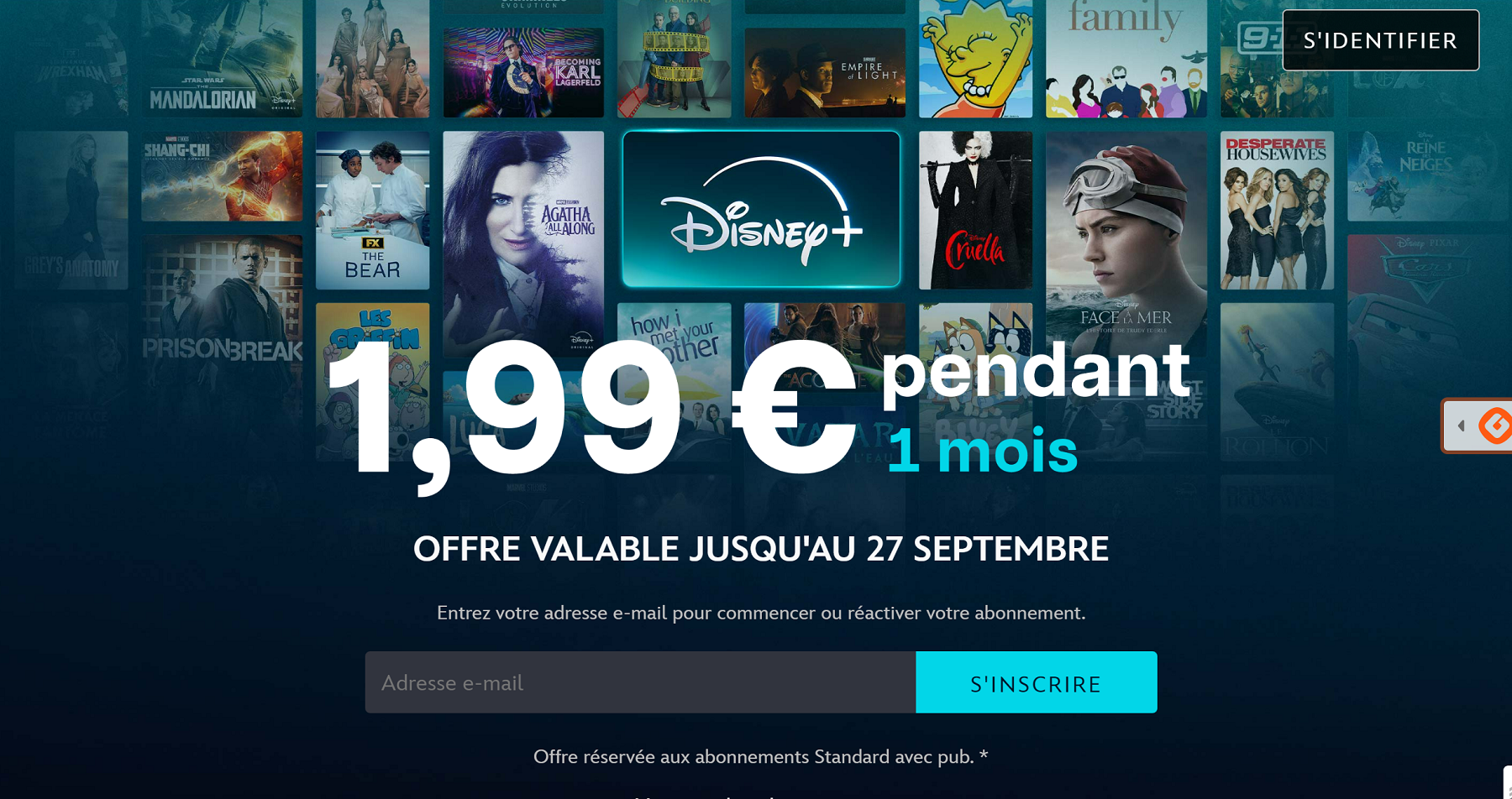 Offre limitée : Abonnement Disney+ à 1,99 € pour un mois - Ne manquez ...
